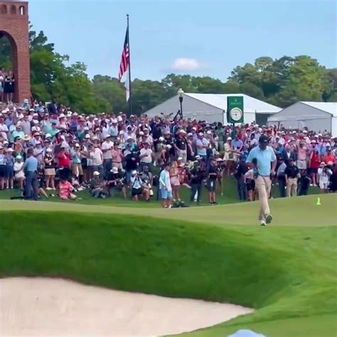Bizarre Scenes As Bright Green Sex Toy Thrown On 18th Green At Pga Fedex Cup As Angry Star Boots