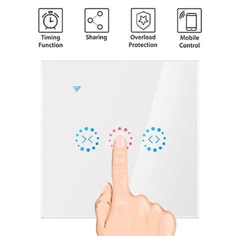 App Wifi Press Switch Roller Shutter Switch Blinds Curtain Switch