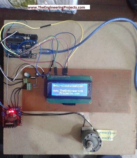 DC Motor Speed Control Using Arduino The Engineering Projects
