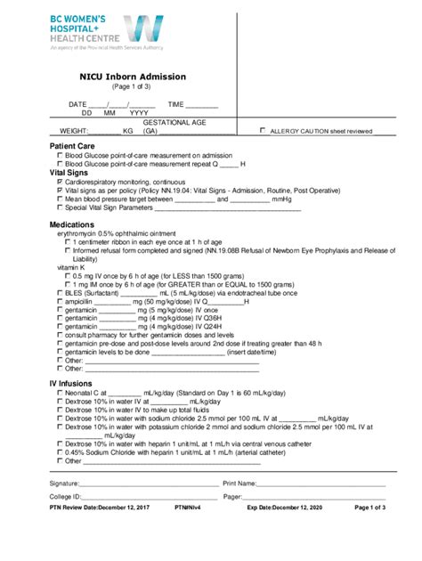 Fillable Online Policyandorders Cw Bc Gestational Age Chart How To Calculate Gestational Age