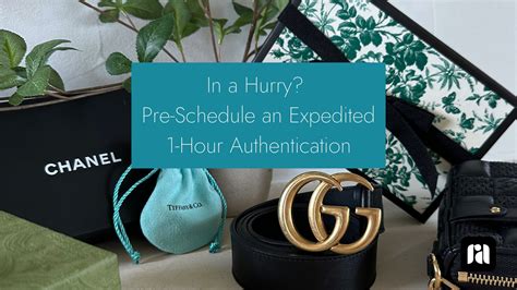 1 Hour Authentication Service For Luxury Goods
