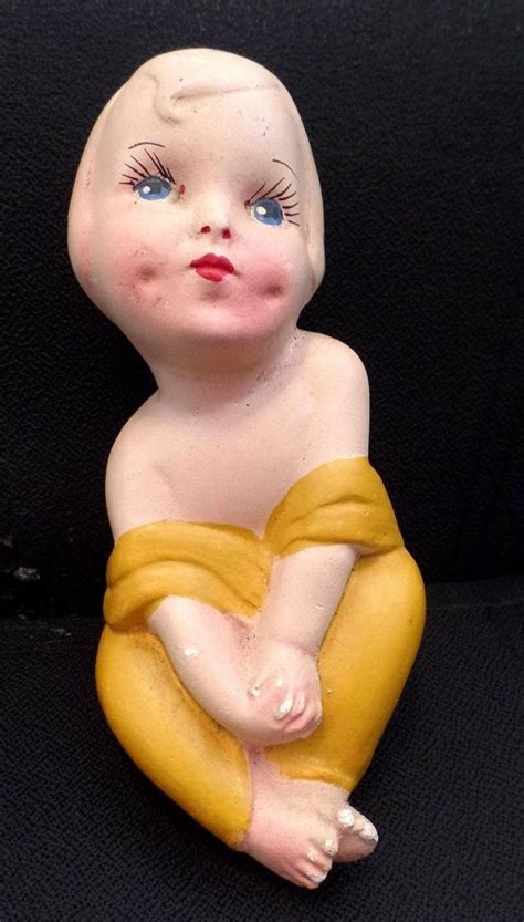 Antique 1920s Dolly Dimples Doll Western Doll Mfg Co Chicago Ceramic