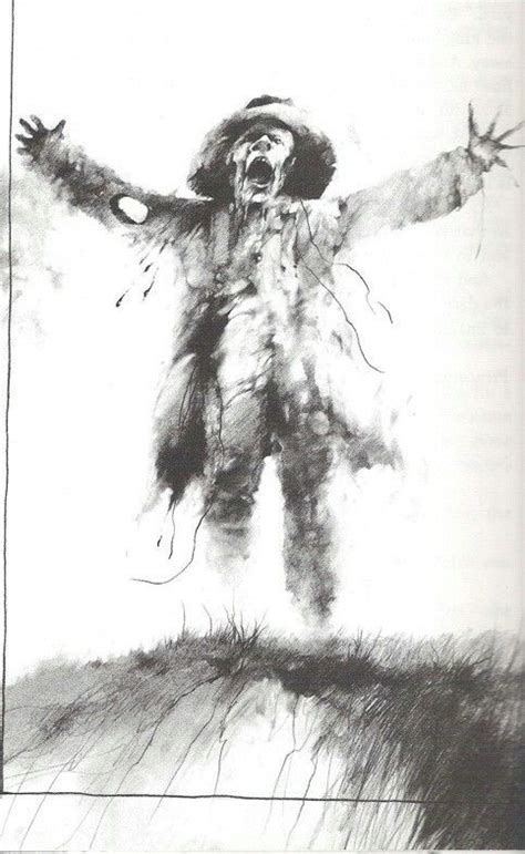 Stephen Gammell Scary Spider Art Stephen Gammell Art Scary Ink Drawings