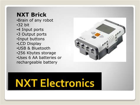 PPT Introduction To The Basic Parts Of LEGOs NXT Robotics PowerPoint Presentation ID 2351508