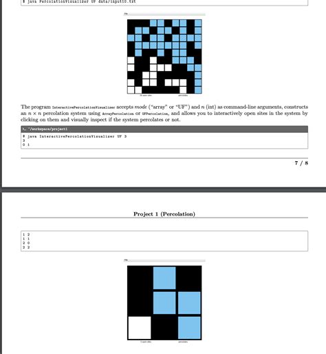 solved problem 3 estimation of percolation threshold to