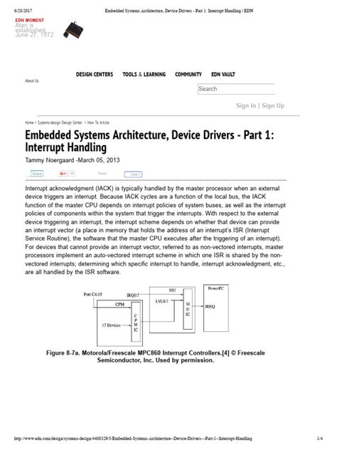 Embedded Systems Architecture Device Drivers Part 1 Interrupt