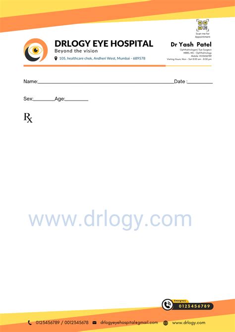 1000 Hospital Letterhead Format And Design Drlogy
