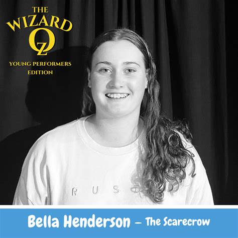 🤩 Meet The Cast 🤩 Bella Swan Hill Theatre Group Facebook