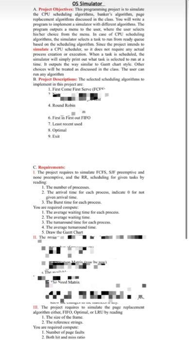 Solved Please Only Write The Codes In Python For 1fcfs2