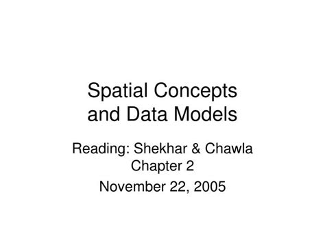 PPT Spatial Concepts And Data Models PowerPoint Presentation Free Download ID