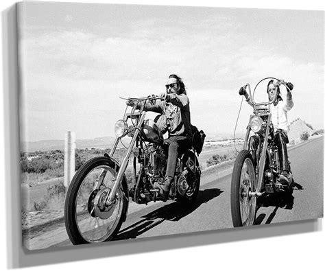 Easy Rider 1969 Iconic Bike Movie Canvas Wall Art