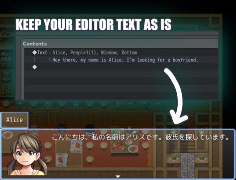 Non Destructive Localization Plugin For RPG Maker MV MZ By Sang Hendrix