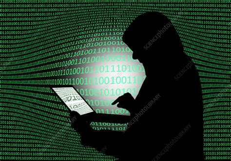 Hacker Conceptual Illustration Stock Image F043 9770 Science