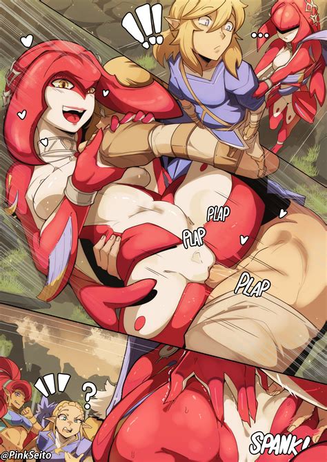 post 6310579 breath of the wild legend of zelda link mipha pinkseito zora