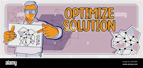 Conceptual Display Optimize Solution Business Overview Process Of Finding The Greatest Value Of