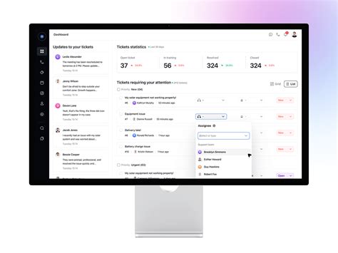 Ticketing System Behance