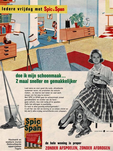 60 Jaar Geleden Iedere Vrijdag Met Spic And Span Reclame December 1960