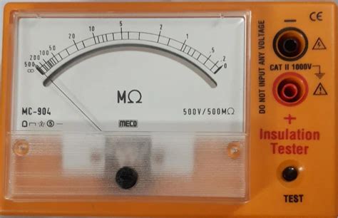 Analog Megger 500v 500m Ohms Meco Mc 904 For Insulation Resistance Testing At ₹ 1920piece In