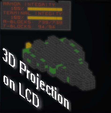 3d ship projection ingame script r spaceengineers