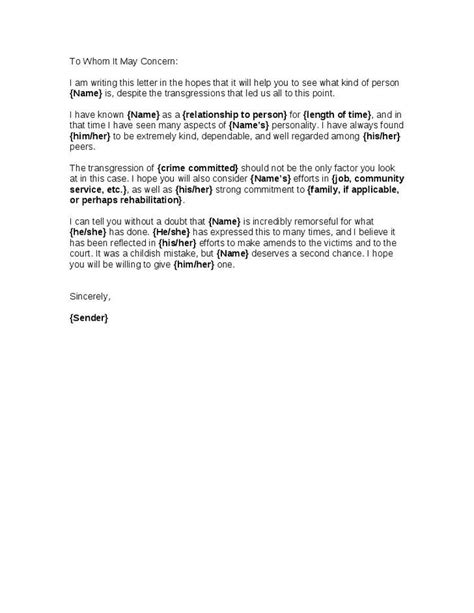 Sample Character Letter Judge Asking For Leniency Perfect Accordingly