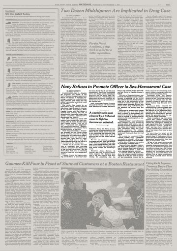 Navy Refuses To Promote Officer In Sex Harassment Case The New York Times