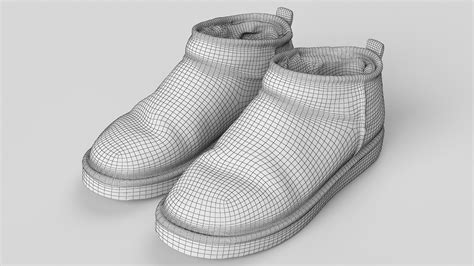 3d Model Shoes Winter Collection 61 Turbosquid 2358043