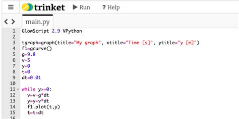 Heres How To Make A Graph In Python Glowscript Actually By Rhett