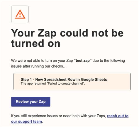 Error The App Returned Failed To Create Channel Zapier Community