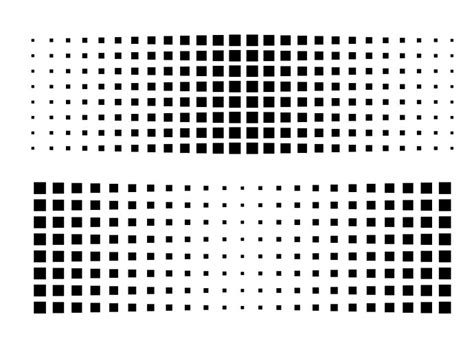 Seamless Square Pattern Abstract Black And White Vector Image