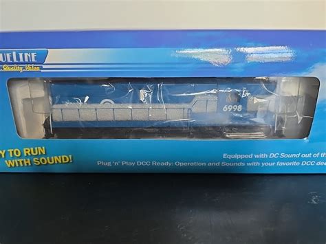 Ho Broadway Limited Blueline 5296 Emd Sd7 Conrail 6998 Dc Sound Dcc