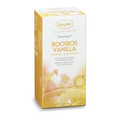 Teavelope® Rooibos Vanilla Ronnefeldt World Of Tea