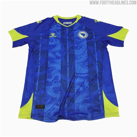 Bosnia And Herzegovina Euro 2024 Qualifiers Home And Away Kits Revealed