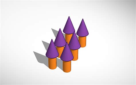 3d Design Nerf Bullet Pointy Heads Tinkercad