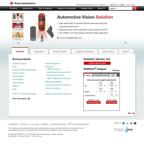 Texas Instruments Incorporated Texas Instruments Popularly Known As TI In The Electronics