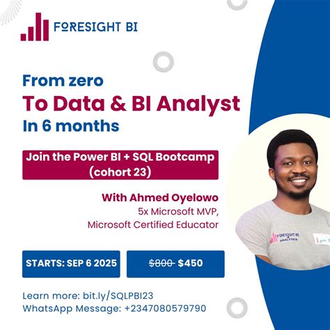 From Zero To Data And Bi Analyst In Just 6 Months Power Bi Bootcamp