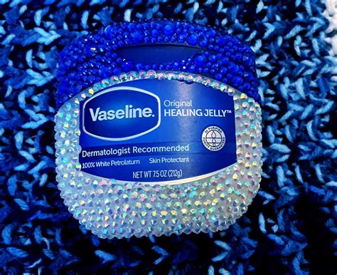 Bedazzled Vaseline Large Bottle Etsy