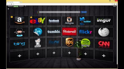 Speed Dial Fvd New Tab Page 3d