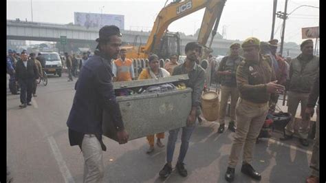 Unruly Scenes At Lucknows Akbarnagar Residents Resist Demolition Drive Cane Charged