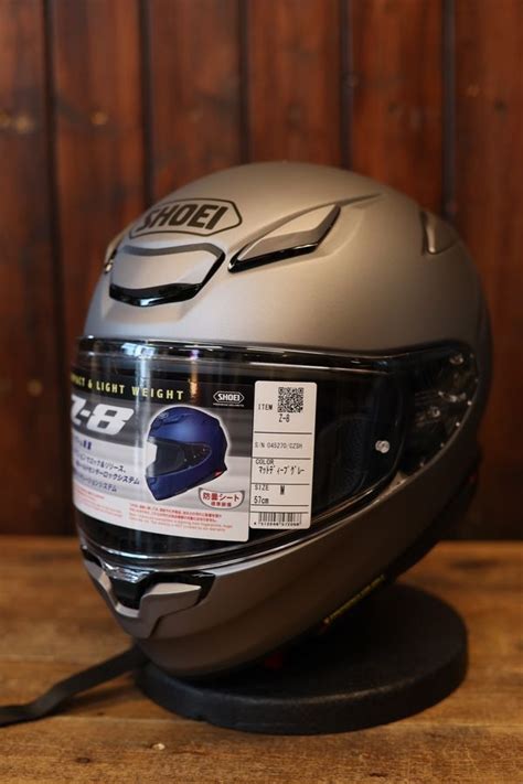 Shoei ショウエイ Z 8 ゼットエイト フルフェイスヘルメット マットディープグレー Mサイズ ヘルメット Shoei バイク