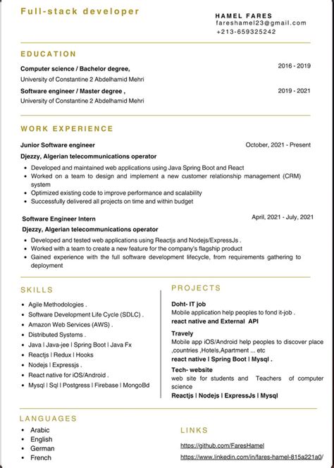 Hamel Fares On Linkedin Softwareengineering Fullstackdeveloper