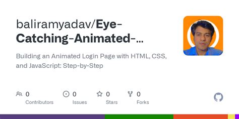 Github Baliramyadav Eye Catching Animated Login Page Building An Animated Login Page With