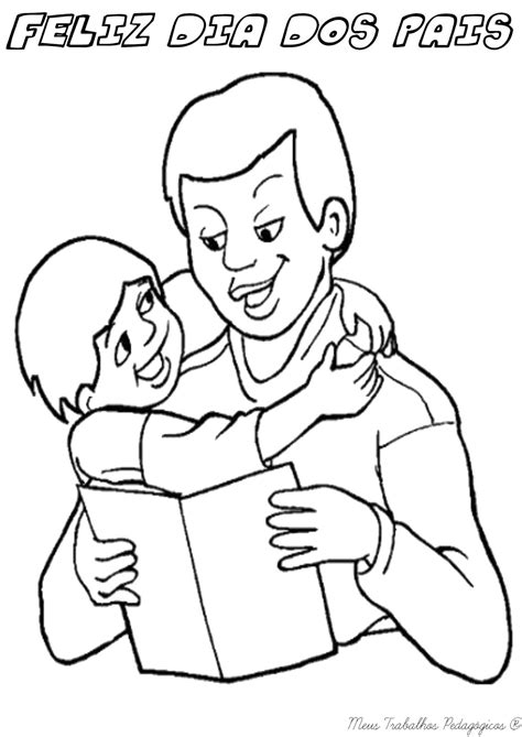 Meus Trabalhos Pedagógicos ® Dia Dos Pais Desenhos Para Colorir