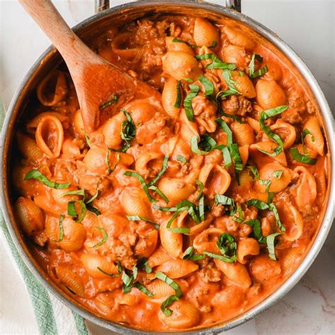 Pasta Shells With Ground Beef Ground Beef Recipes