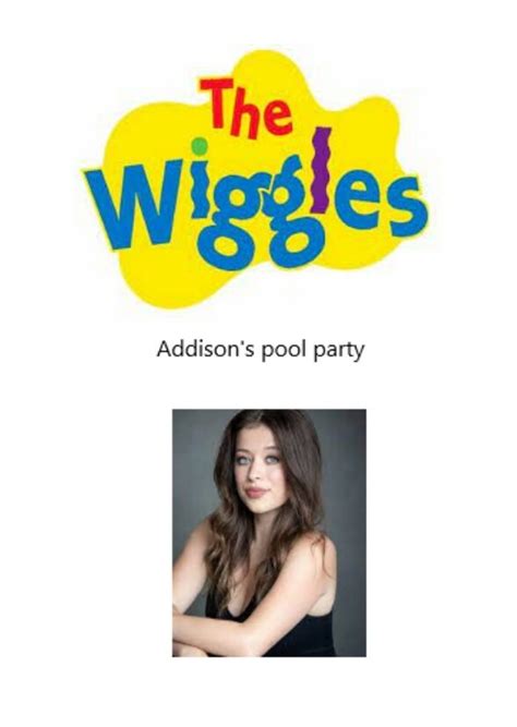 The Wiggles Addisons Pool Party Fan Casting On Mycast