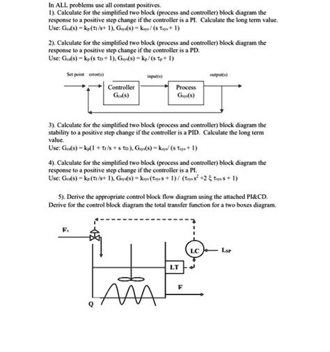 solved in all problems use all constant positives 1 calculate the