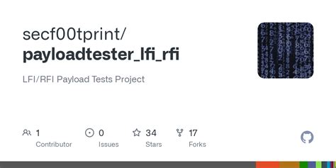 Github Secf00tprintpayloadtesterlfirfi Lfirfi Payload Tests Project
