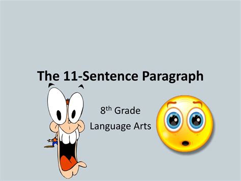 Ppt The 11 Sentence Paragraph Powerpoint Presentation Free Download