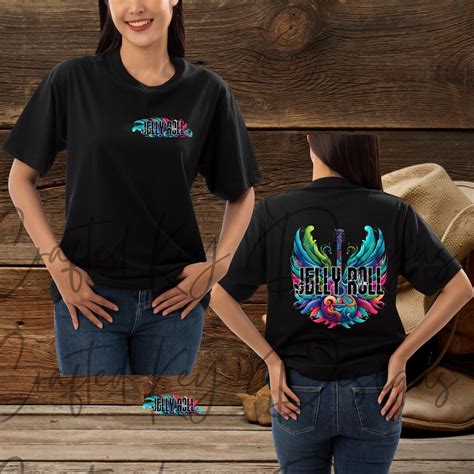 Jelly Roll Guitar Png File Front And Back Design Etsy