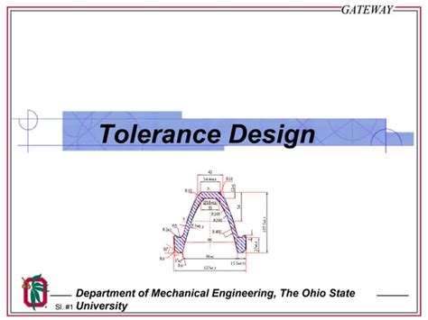 Ds 005 Tolerance Design Ppt