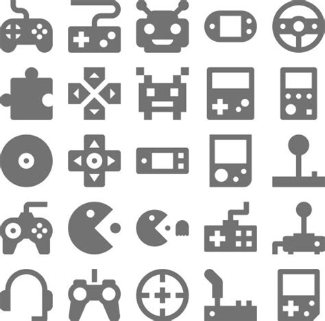 Game Controller Button Set Collection Royalty Free Vector